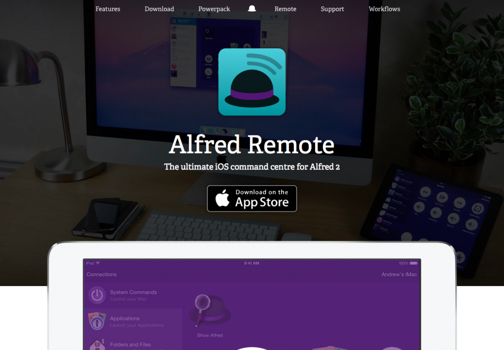 iPhone,iPadからPCを操作できるAlfred Remote | UD News